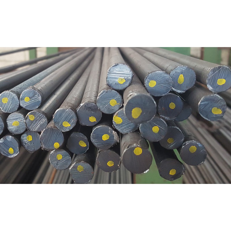 Fer Rond plein lisse ACIER Ø 50 mm laminé à chaud à la découpe S235JR
