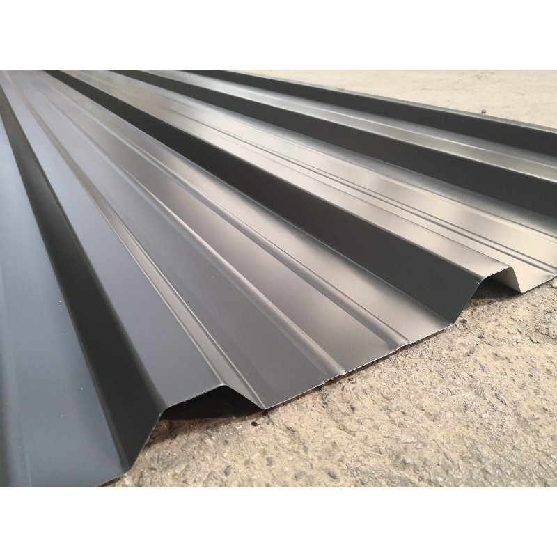 Tôle profilée 5m pour Toiture et Bardage Gris Foncé ou Bleu nuit