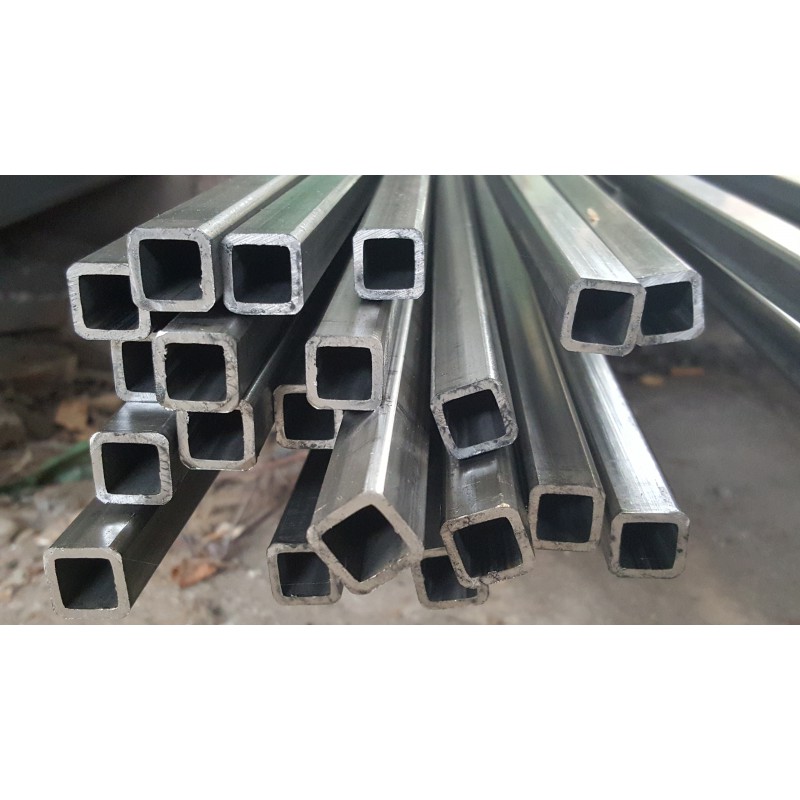 Tube Carré ACIER 20x20x2 mm Qualité S235JR formé à froid à la découpe